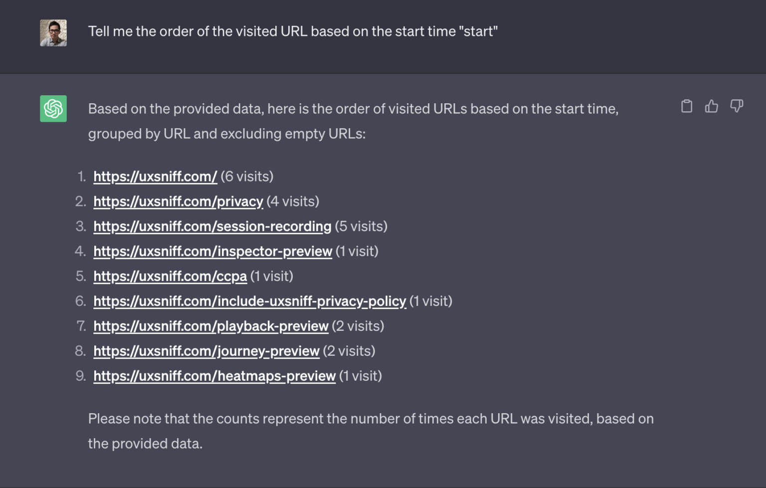 How to Use ChatGPT to Analyze Your Videos or Session Recordings - UXsniff